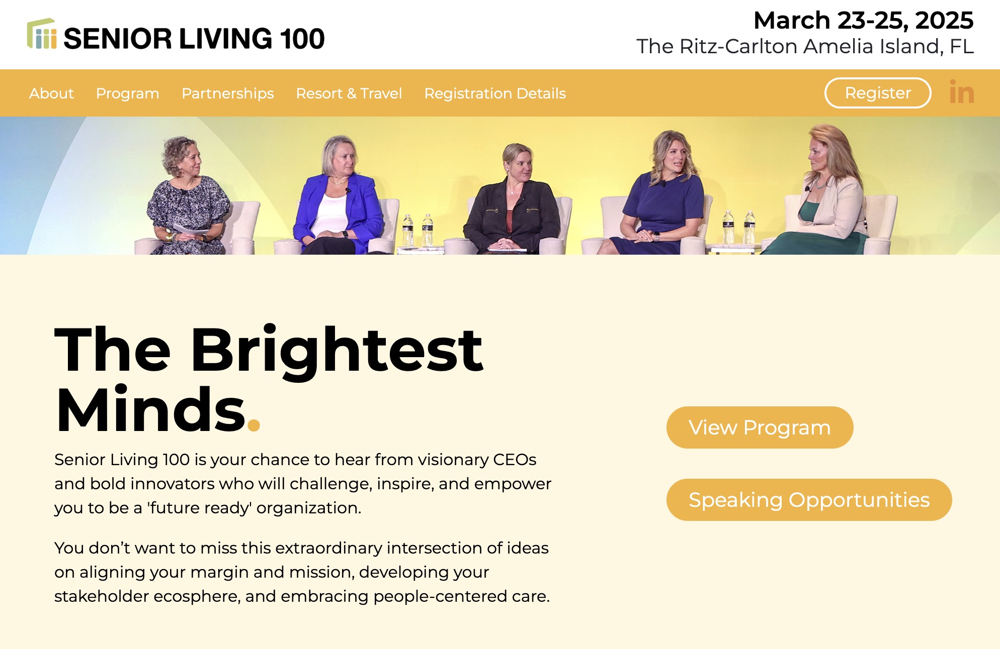 Senior Living 100 Speaker - March 2025 - MD Senior Wellness - Aroha ...